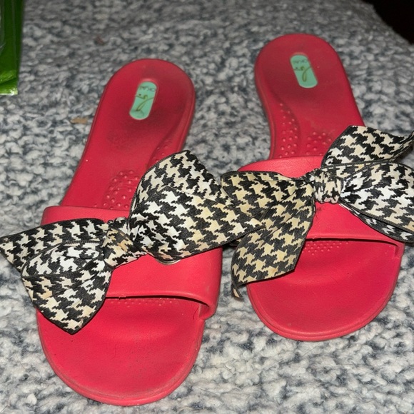OKA b. | Shoes | Oka Womens Hot Pink Slides Size M | Poshmark